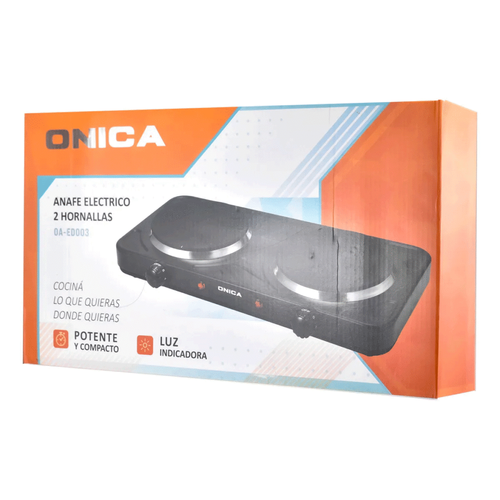 Anafe Eléctrico 2 Hornallas ONICA OA-ED003 – PGL Electrónica